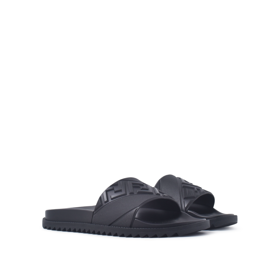 Bonsoir Indonesia FF Logo Diagonal Slide Sandal Rubber